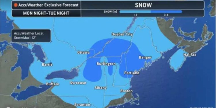 Widespread 3–6 Inches of Snow Expected in Major Post-Christmas Storm ...